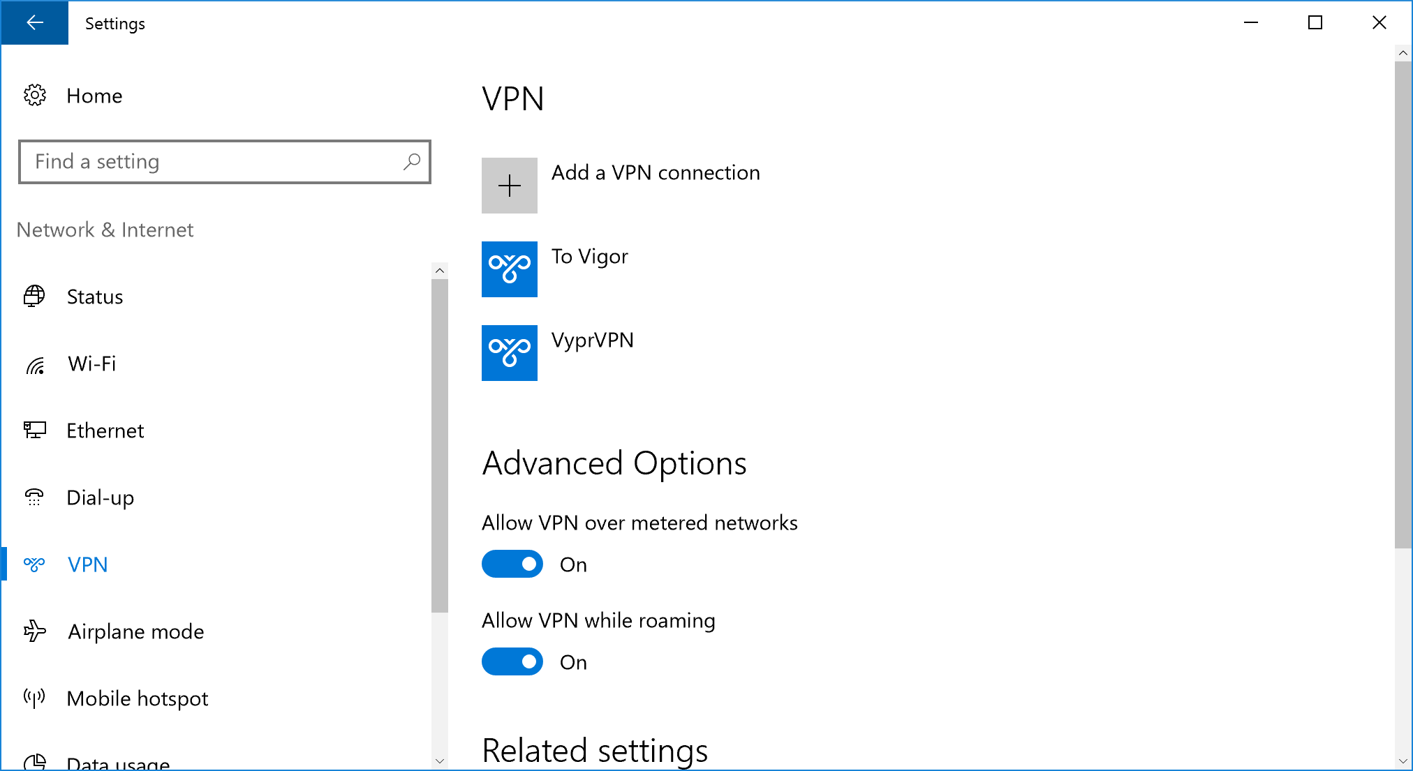 How to setup VPN connection in Windows 10 - evo's smarter life