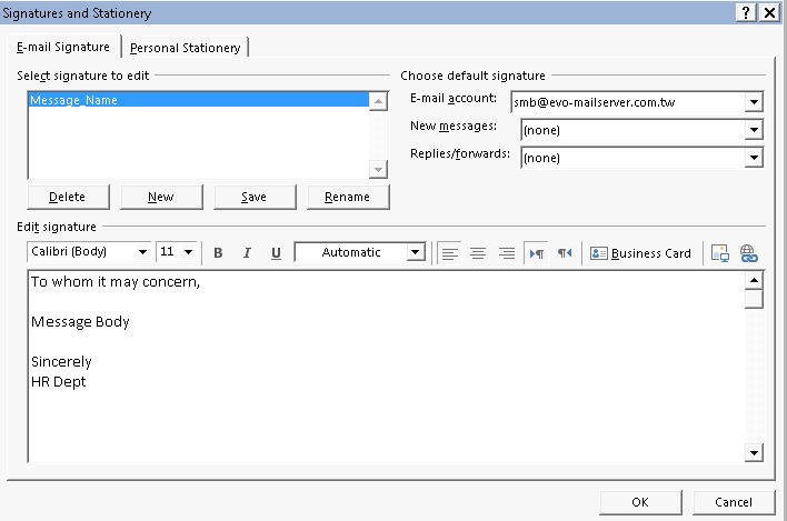 How to write email using Outlook Template (OFT) ? - evo's smarter life