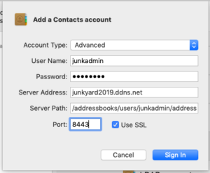 Sync Synology contacts and calendar with Outlook (via CalDAV and ...